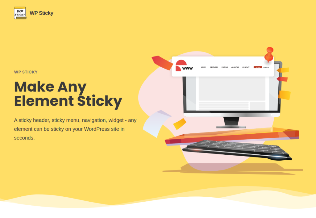 How to create a sticky menu in WordPress