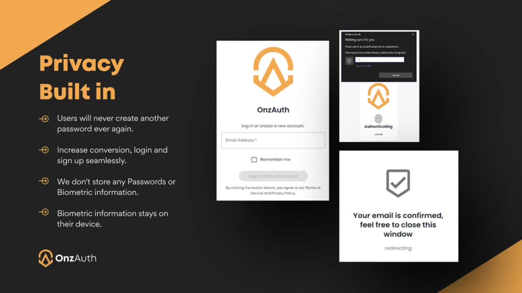 How To Add Biometric Passwordless Authentication To Any Web App